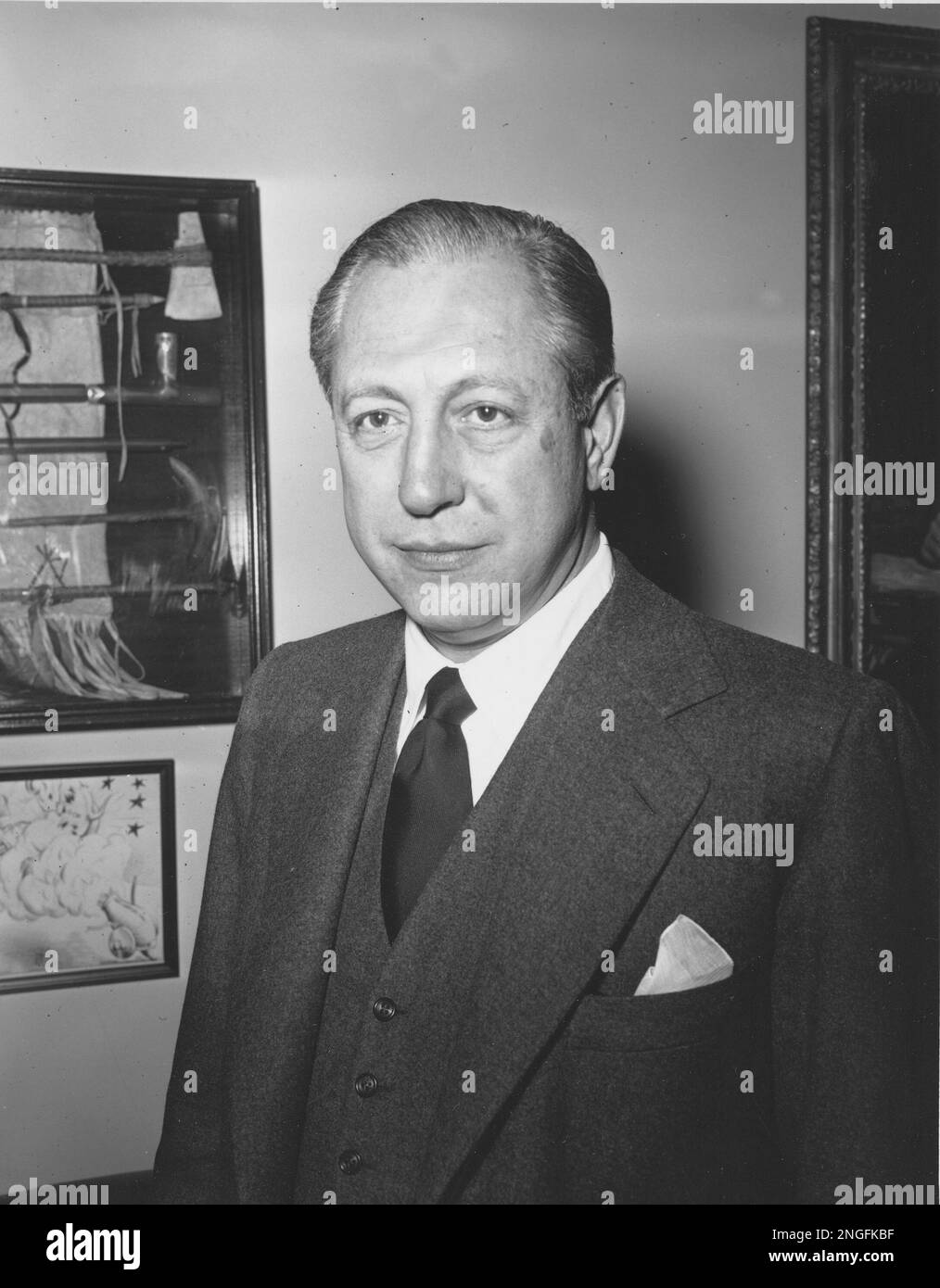 William S. Paley, CBS board chairman, who has been appointed chairman ...