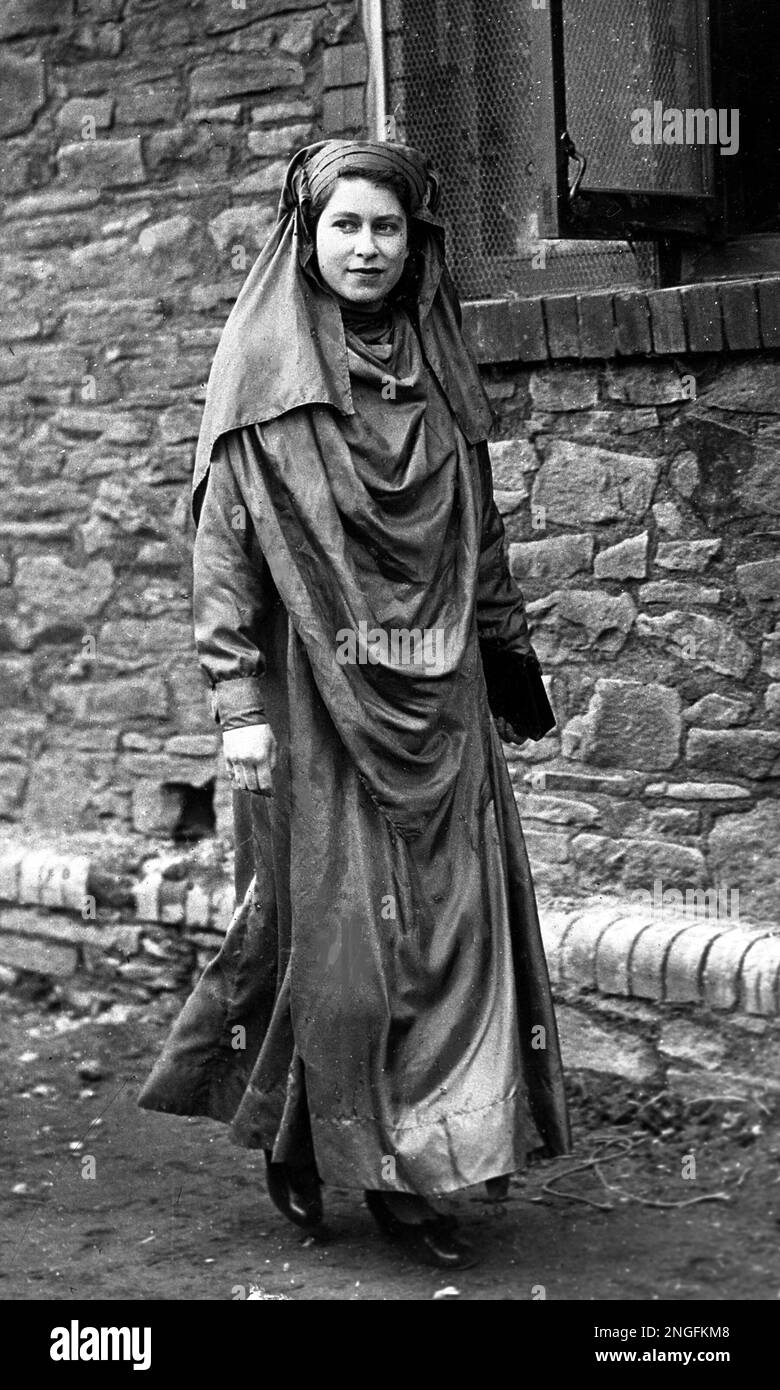 Britain's Princess Elizabeth, later Queen Elizabeth II, arrives at the ...