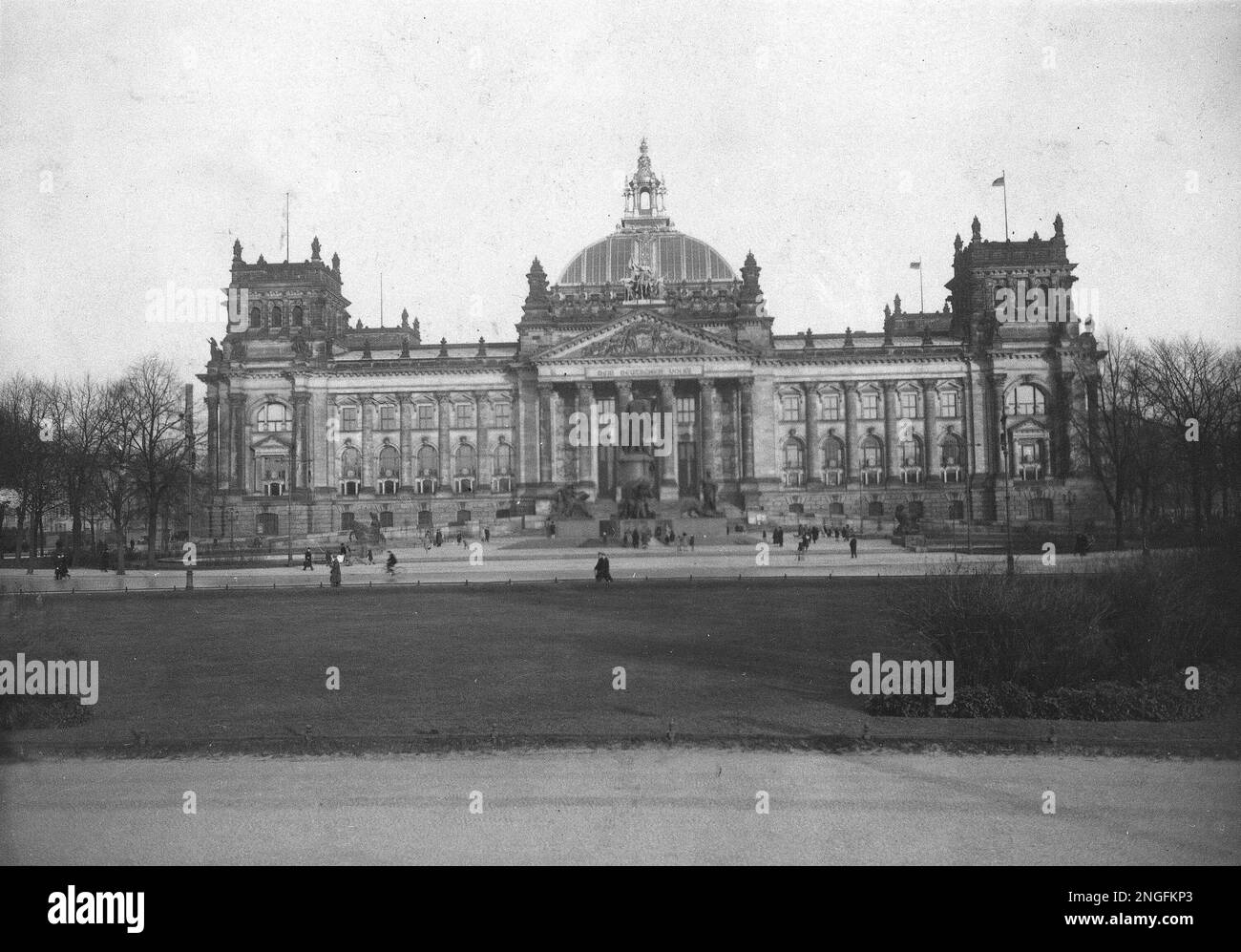 The Reichstag, built in 1894 as the Parliament building in Berlin ...