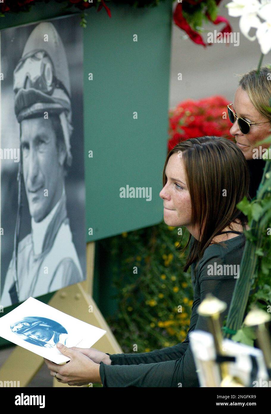 Hall of Fame jockey Bill Shoemaker's daughter, Amanda Shoemaker, left ...