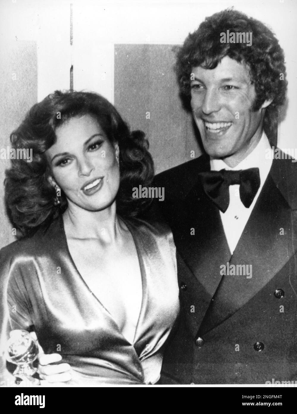Actress Raquel Welch, left, and Richard Chamberlain are shown at the ...
