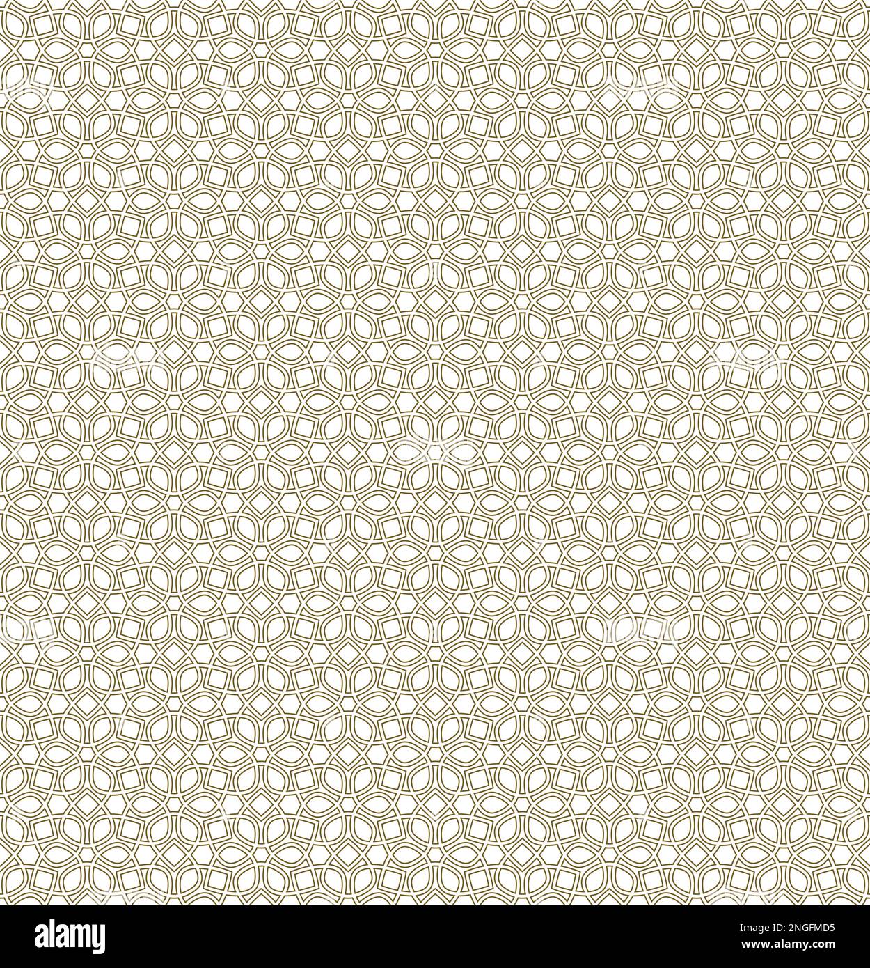 Seamless geometric ornament .Brown color lines.Great design for fabric ...