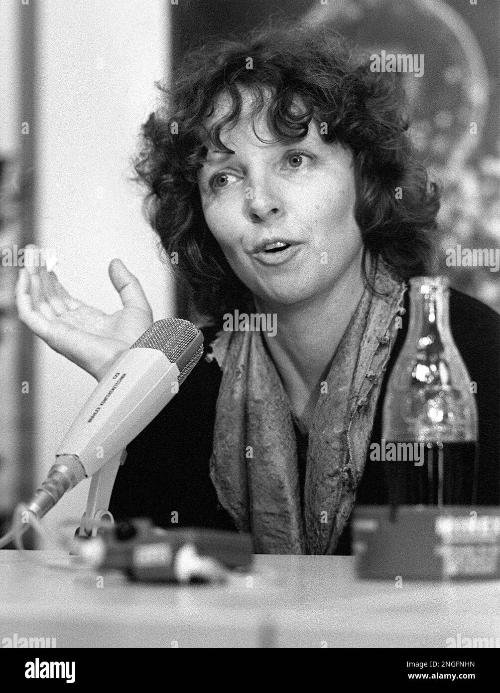 Unser Foto zeigt die deutsche Regisseurin Heidi Genee waehrend einer ...