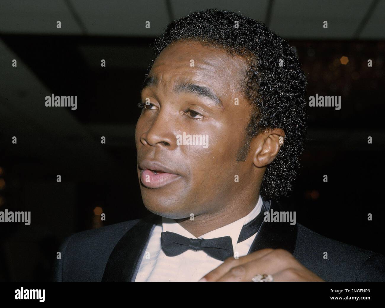 American welterweight boxing champion Sugar Ray Leonard is pictured on ...