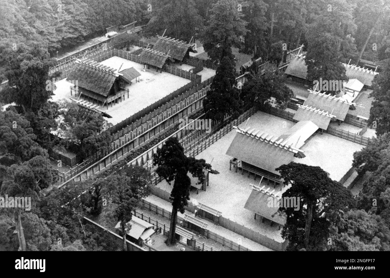 The Ise Shrine, the most sacred site of Japanese Shintoism as it ...