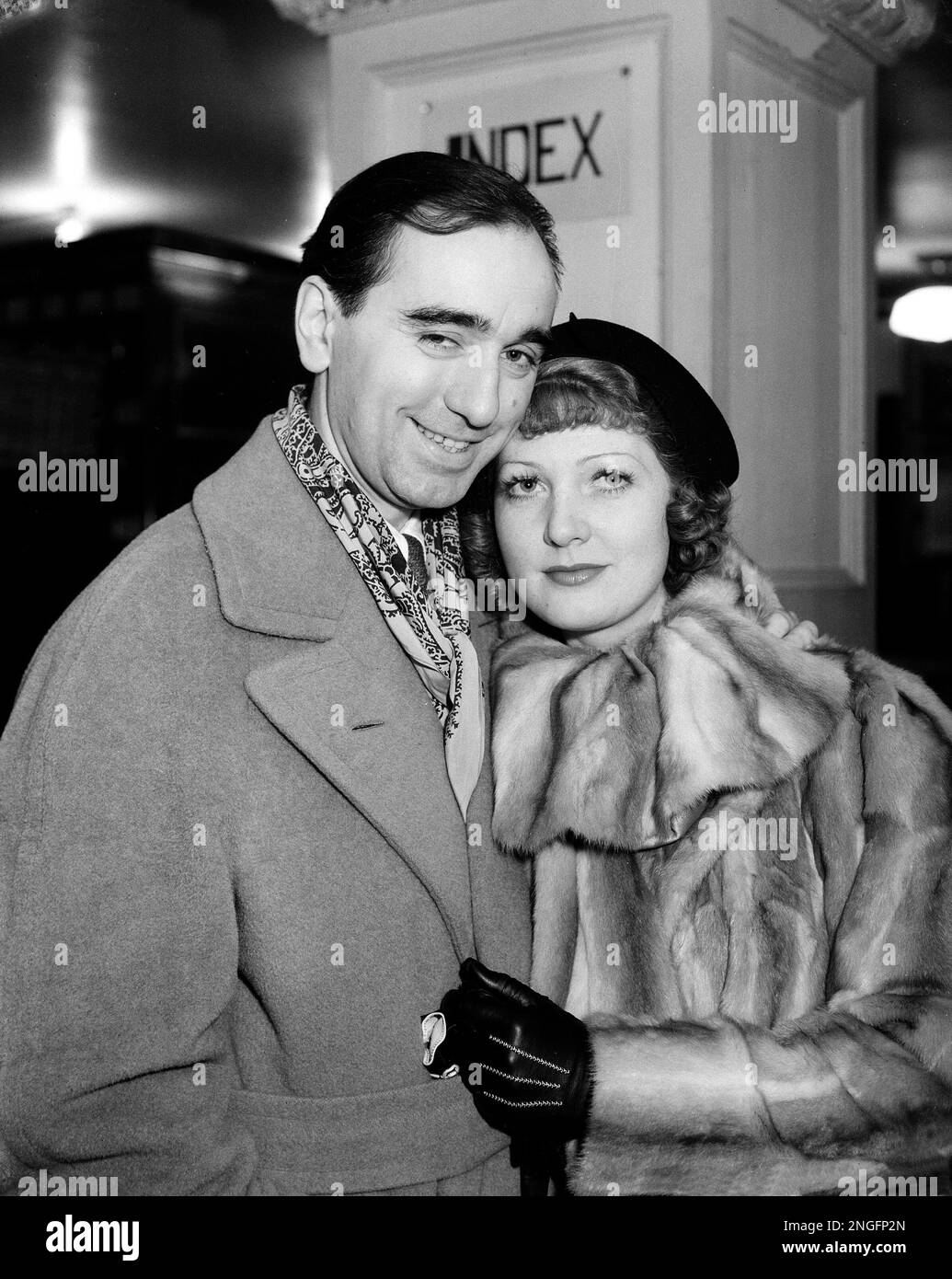 Busby Berkeley, film director and dance choreographer, poses with ...