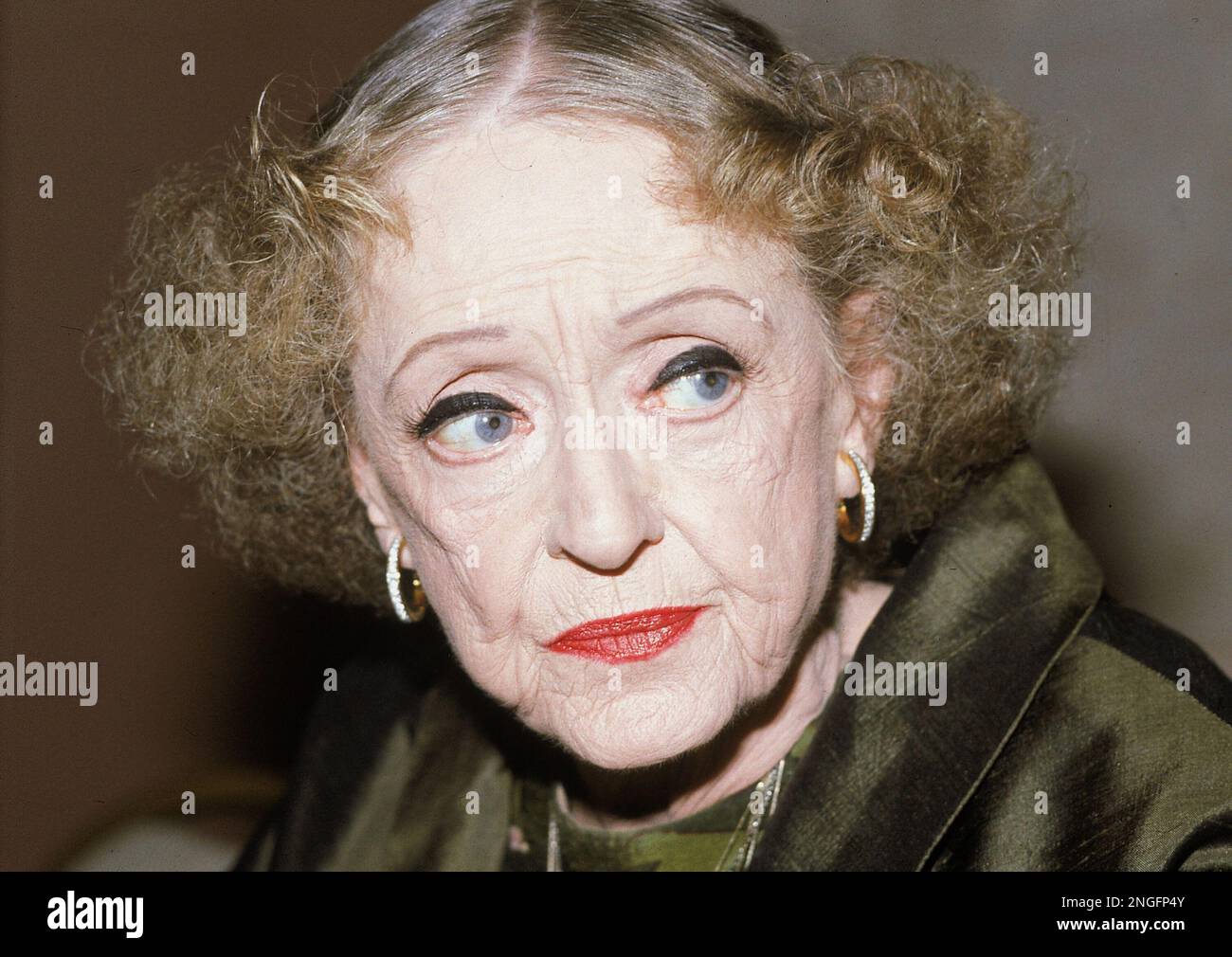 Actress Bette Davis is shown in Los Angeles, Ca., on June 21, 1983. (AP ...
