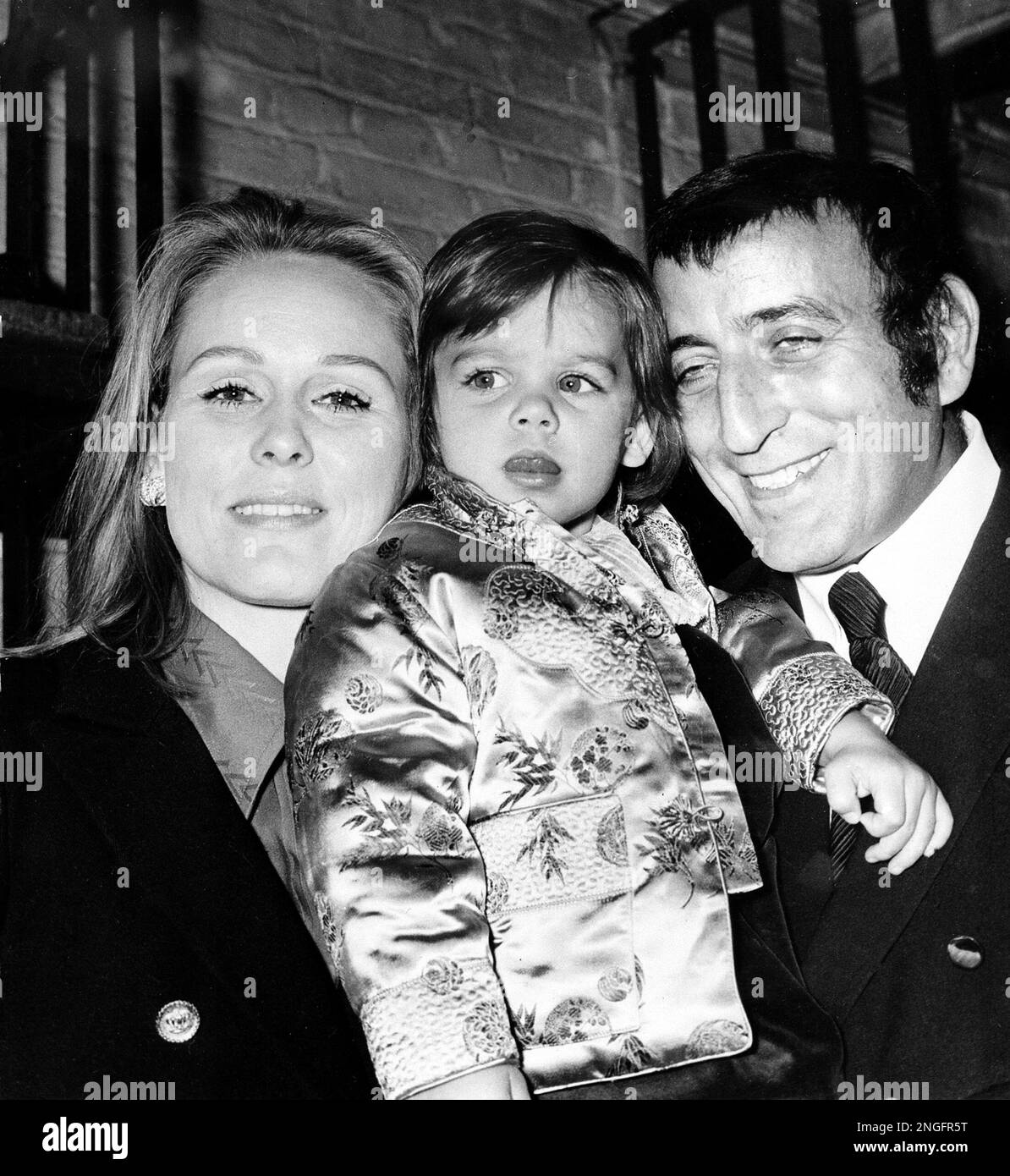 American singer Tony Bennett, right, is shown with his wife Sandra and ...