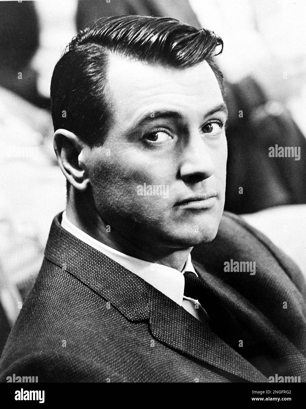 Actor Rock Hudson is shown in Hollywood, Ca., in 1964. (AP Photo Stock ...