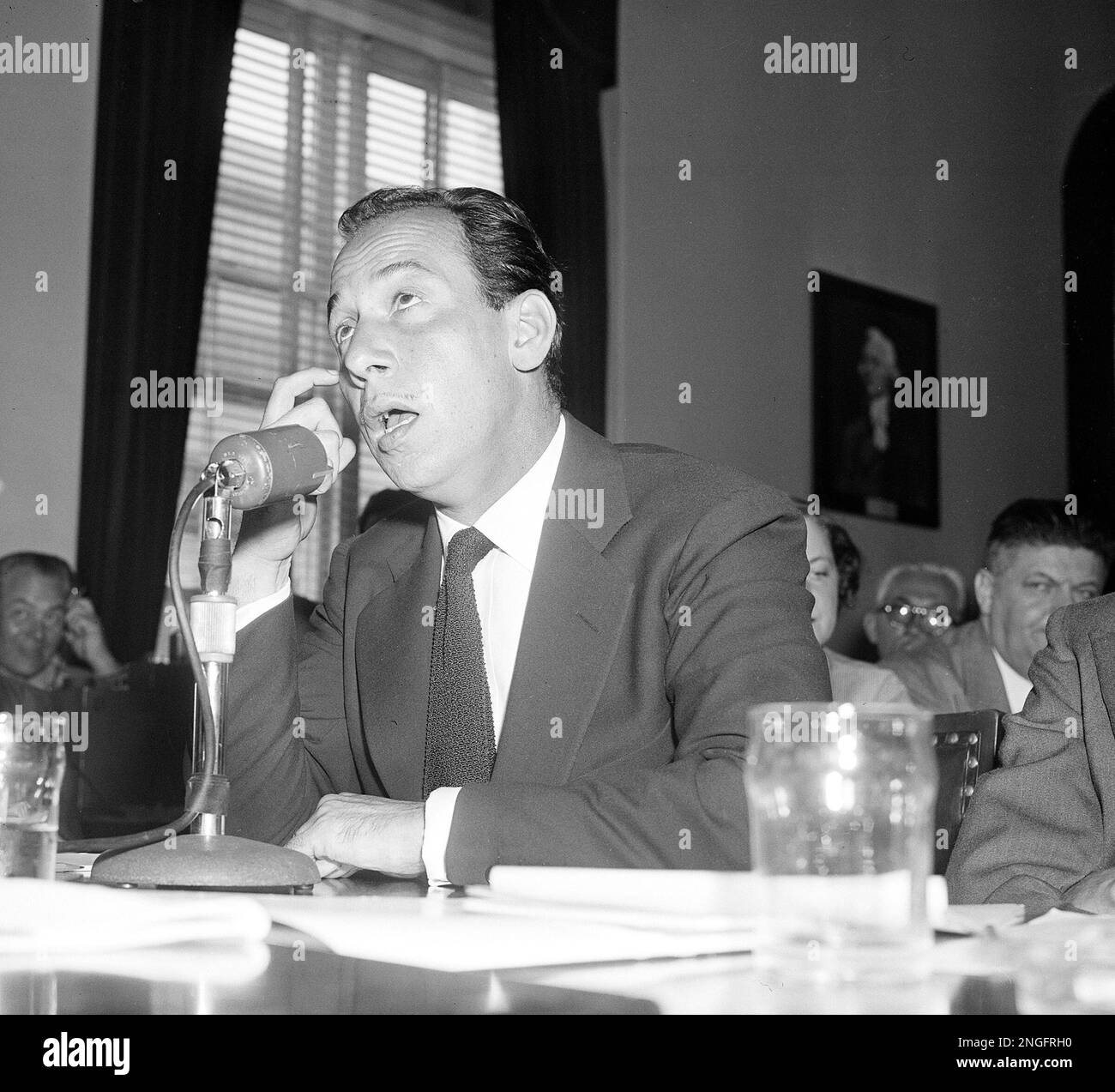 Director, writer and actor Jose Ferrer testifies before th House Un ...