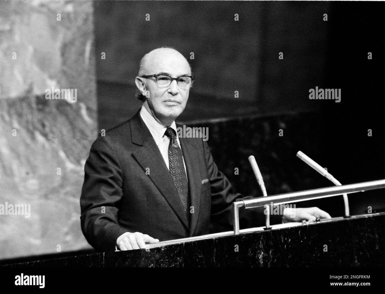 Dr. Alfonso Garcia Robles, Mexico's Ambassador to the United Nations ...