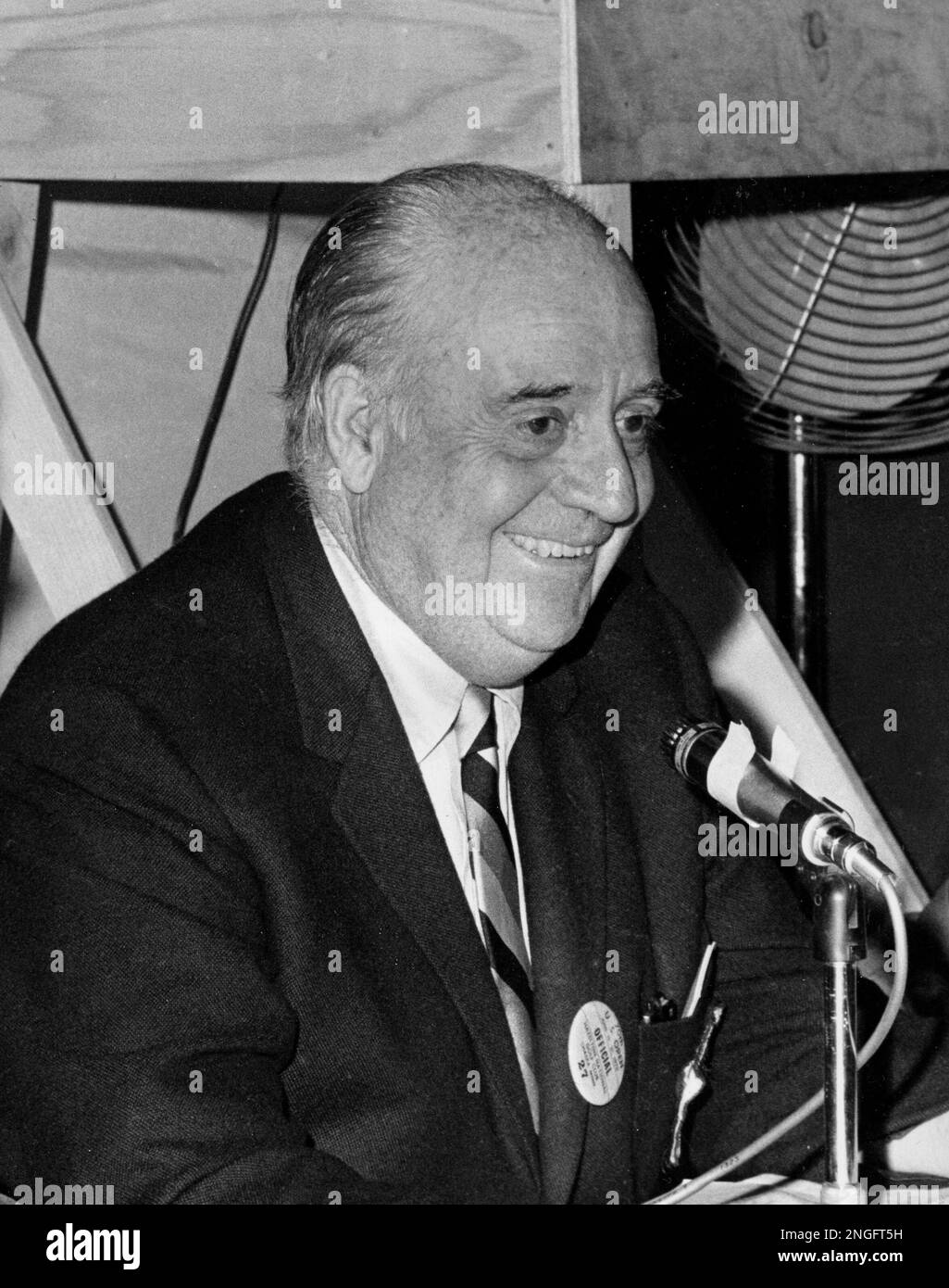 Robert Trent Jones, designer of golf courses, is seen during the U.S ...