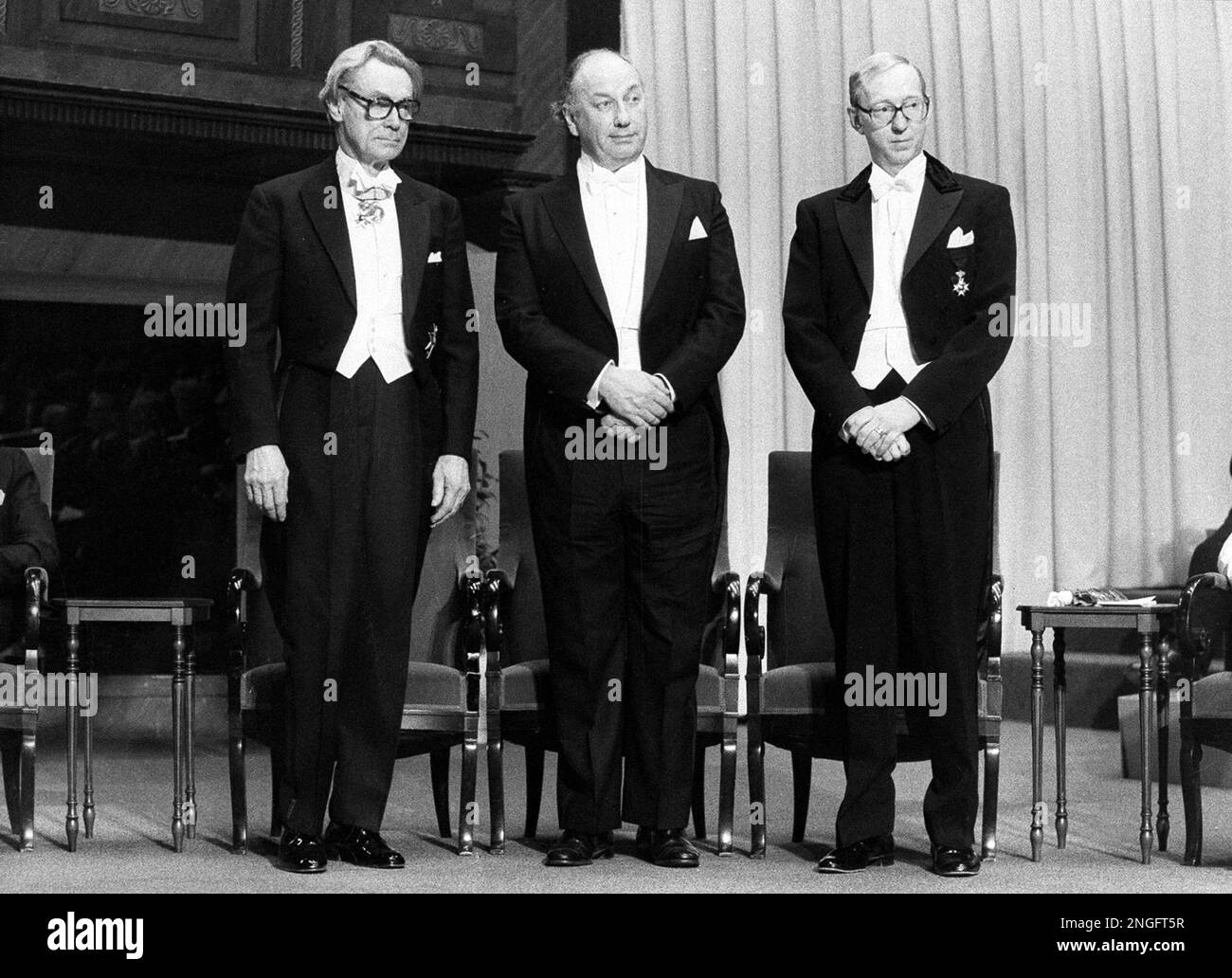 The 1982 Nobel Prize in medicine winners in medicine, biochemist Sune ...