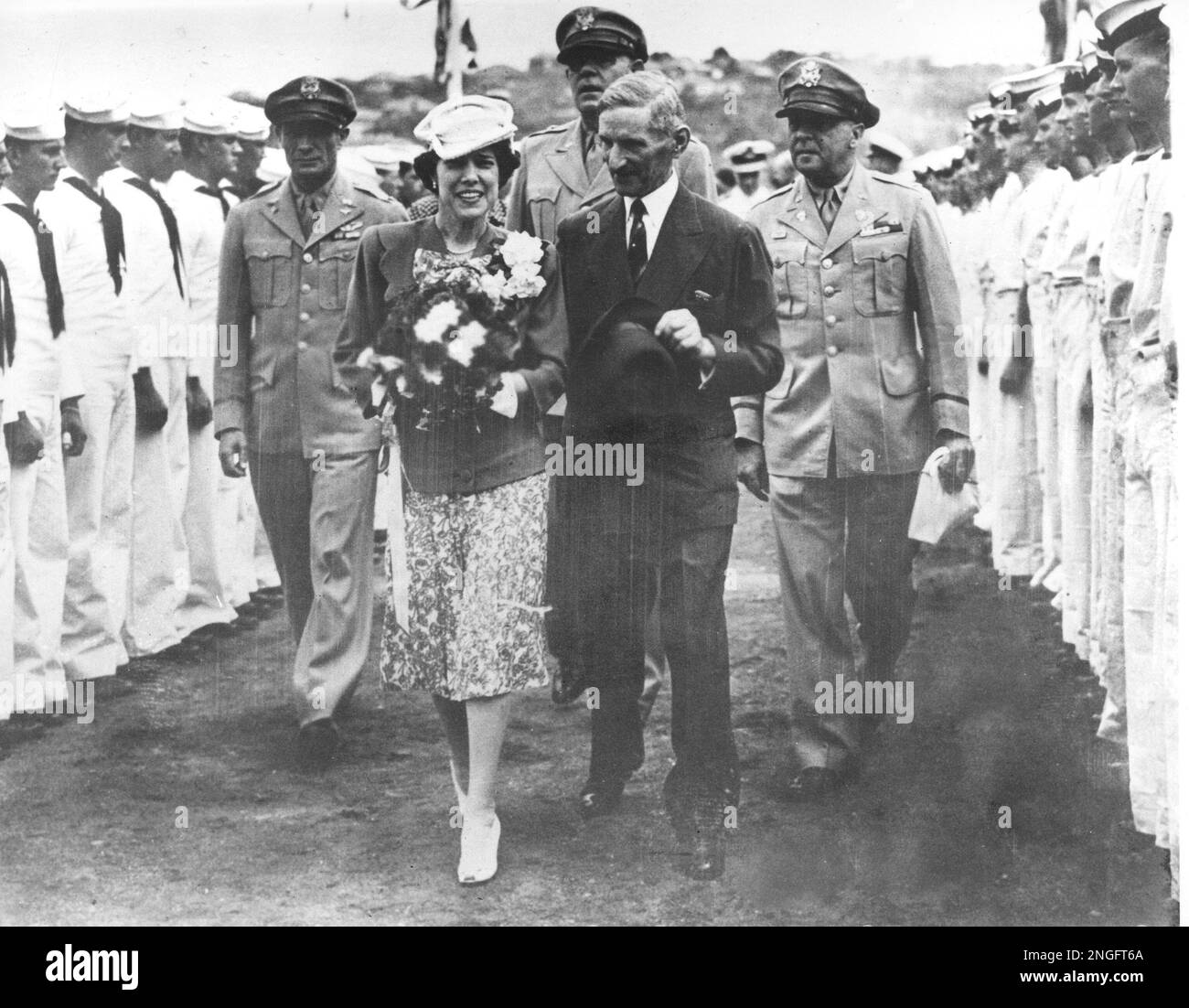 Jean MacArthur, second wife of the Allied Supreme Commander in the ...