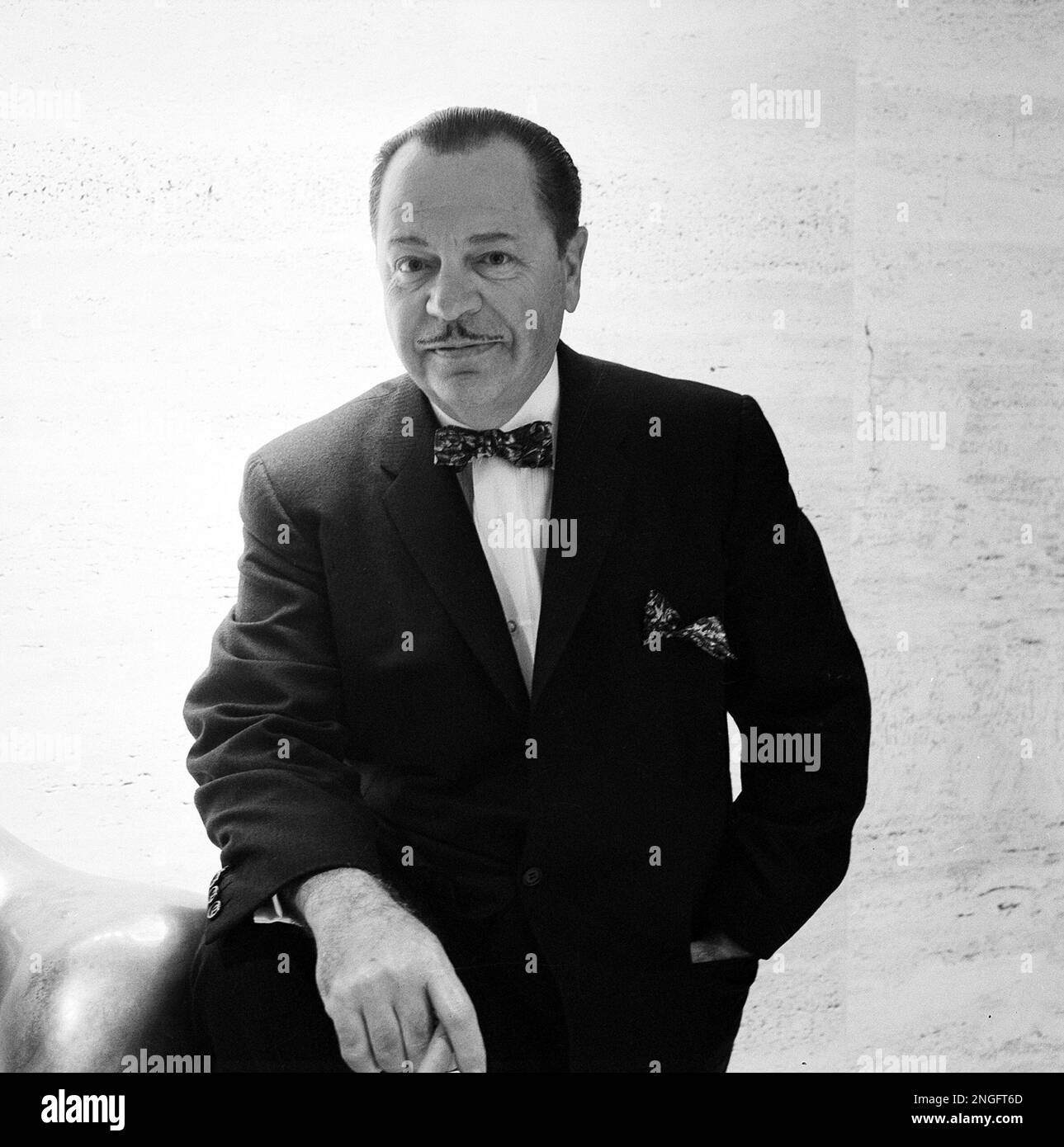 Chicago businessman and self-made millionaire W. Clement Stone is seen ...