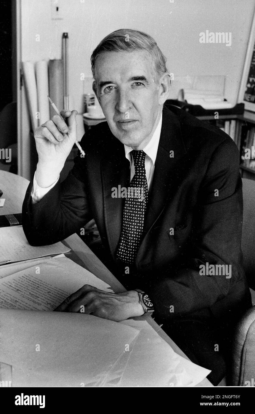 Author William H. Whyte Jr. is seen at his office in New York, in June ...