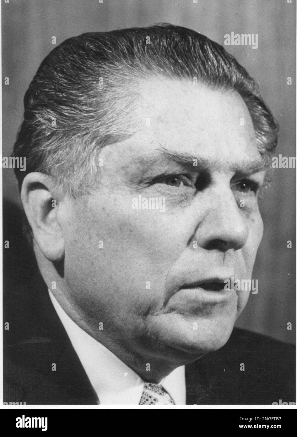 Jimmy Hoffa is shown in this 1975 photo. Nearly 28 years after ex ...