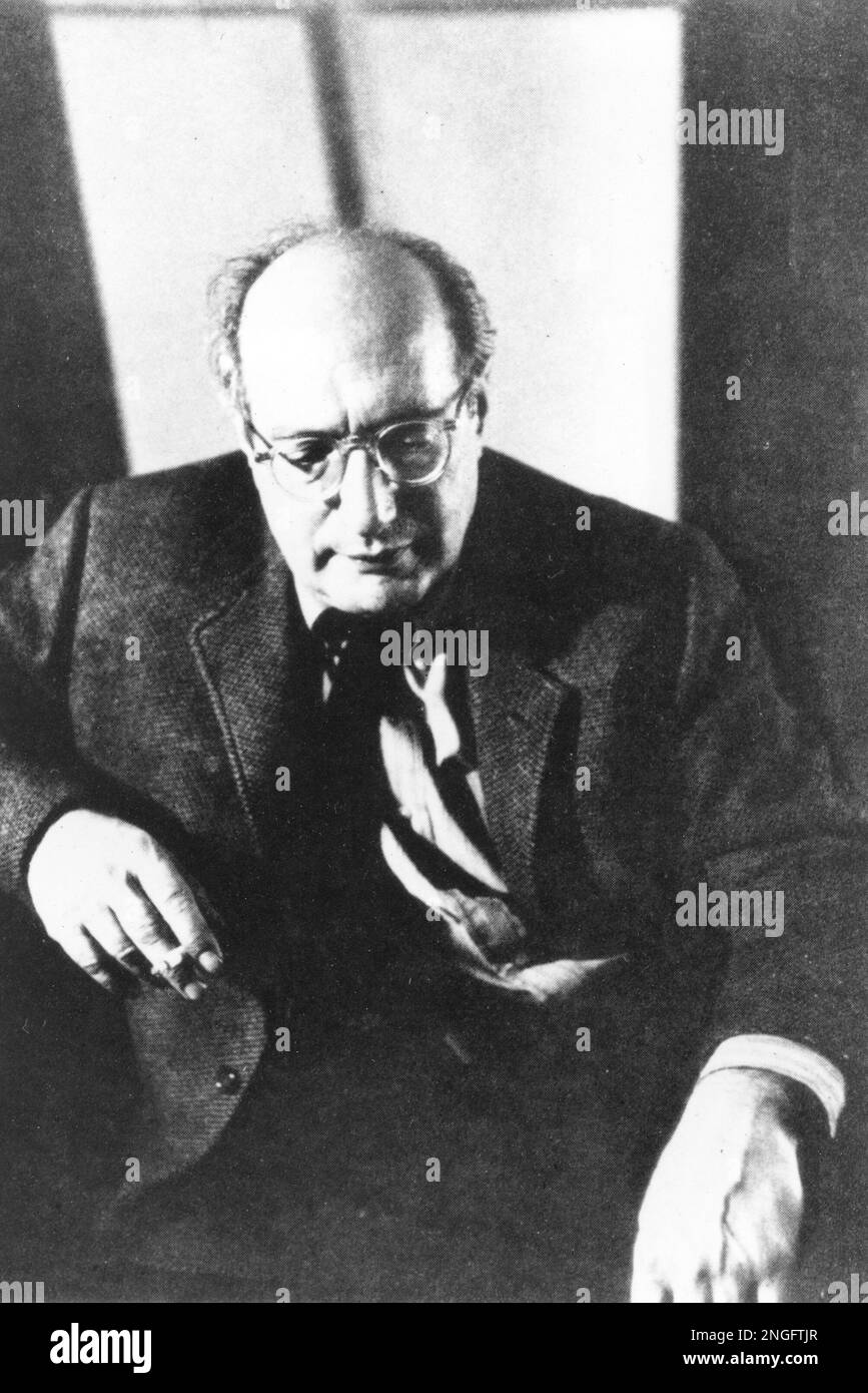 Russian-born American painter Mark Rothko, known for abstract paintings ...