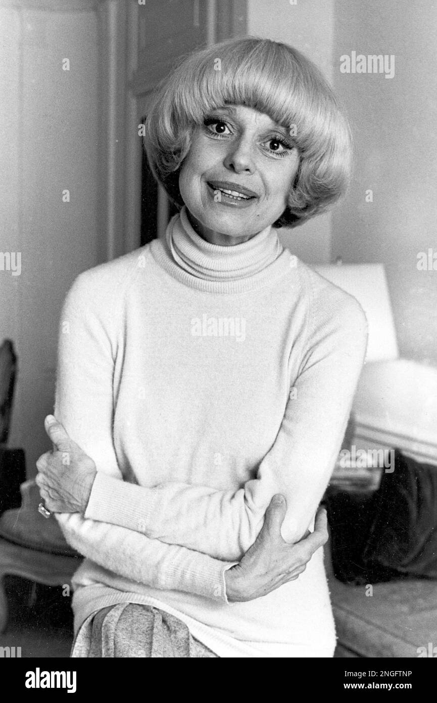 Actress-singer Carol Channing is shown in New York City in March 1978 ...