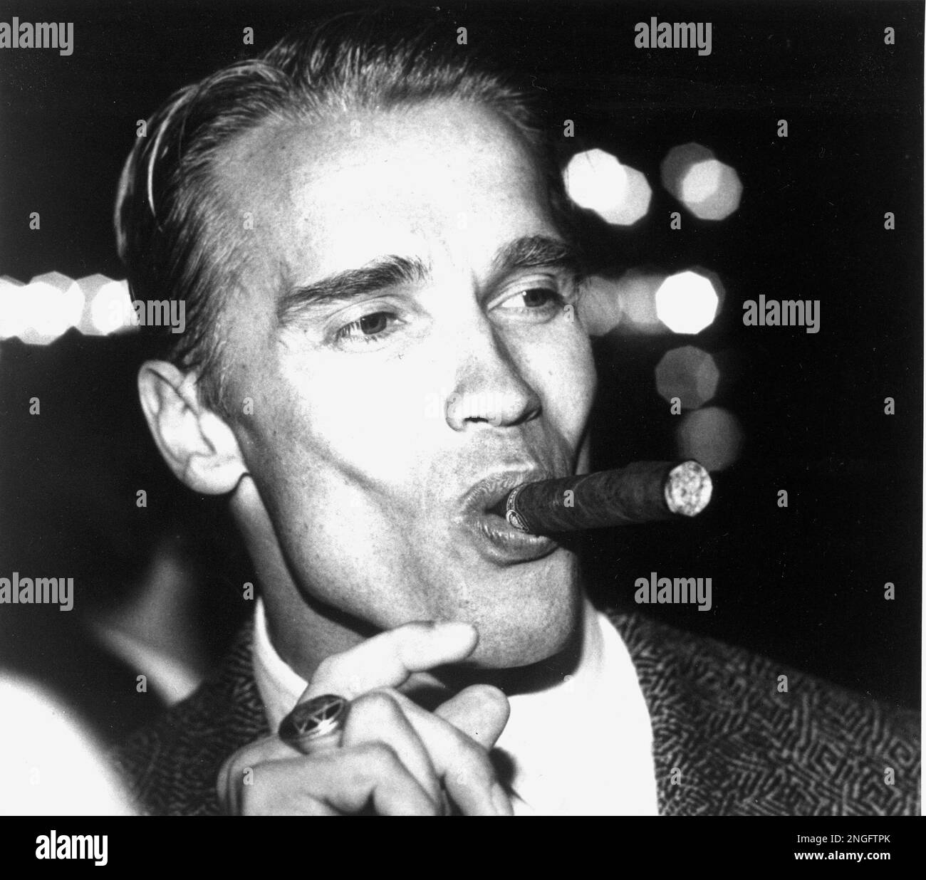 Arnold Schwarzenegger Cigar Poster