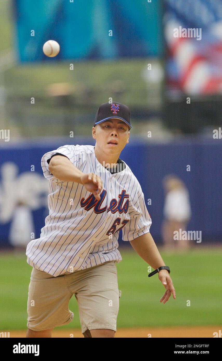 U.S. Marine Sgt. Edward T. Chin, of N.Y., who wrapped the American flag ...