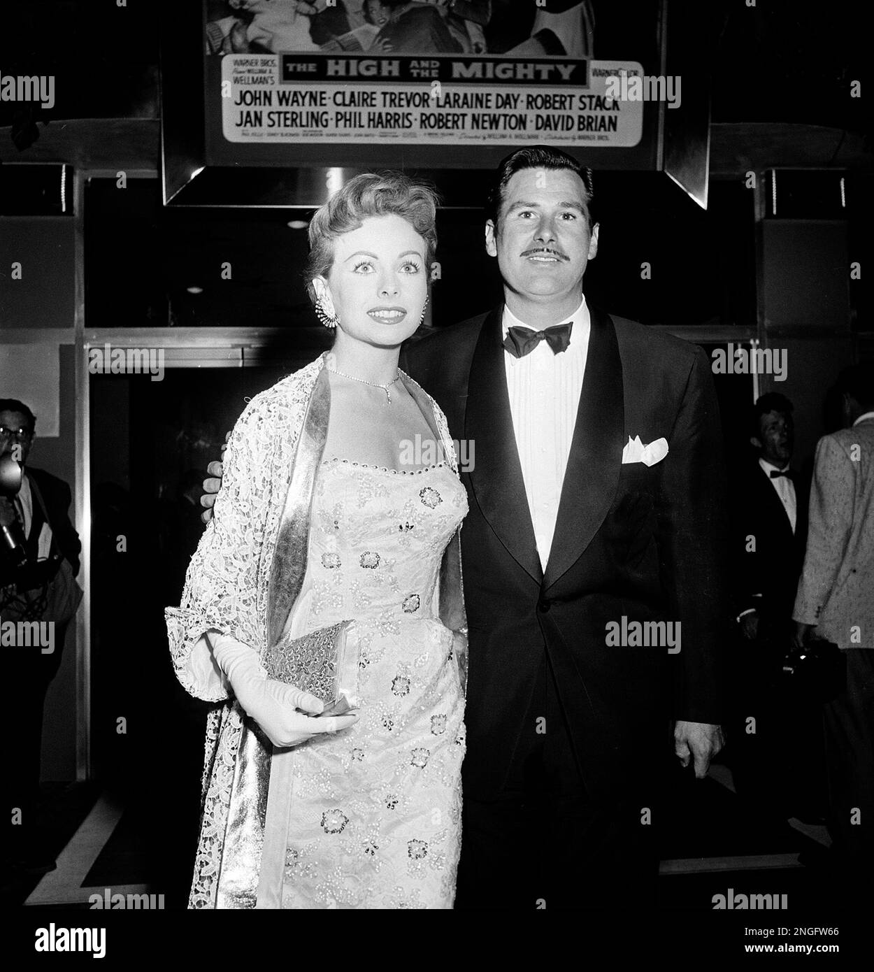 Actress Jeanne Crain and her husband Paul Brinkman arrive for the world ...