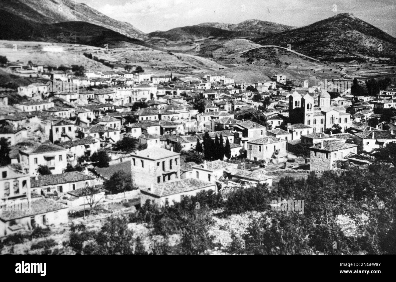 The Greek village Distomo, where a 1944 Nazi massacre took place, is ...