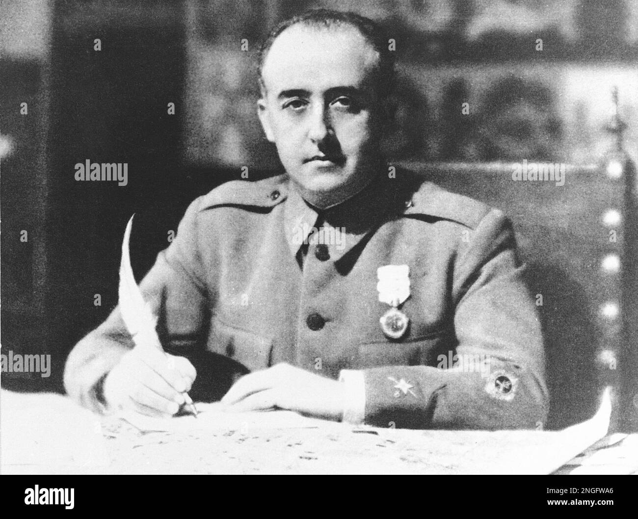 General Francisco Franco, Generalissimo of the anti-republican military ...