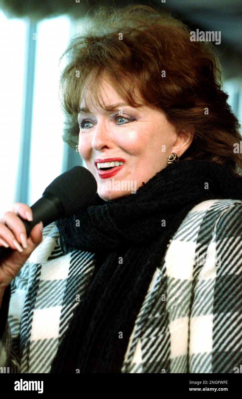 Music stage and film legend Ann Blyth rehearses at New York's Rainbows ...