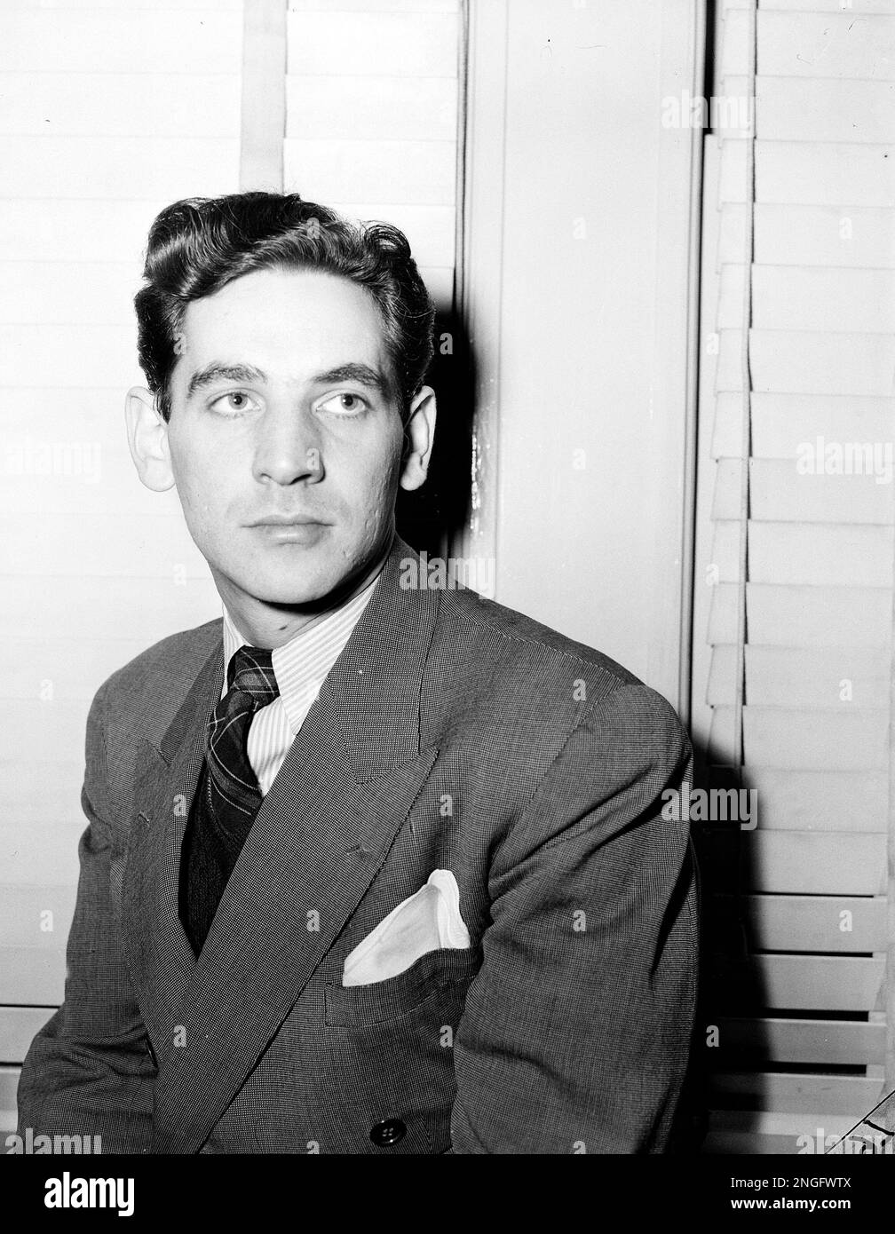 Leonard Bernstein, 26-year-old assistant conductor of the New York ...