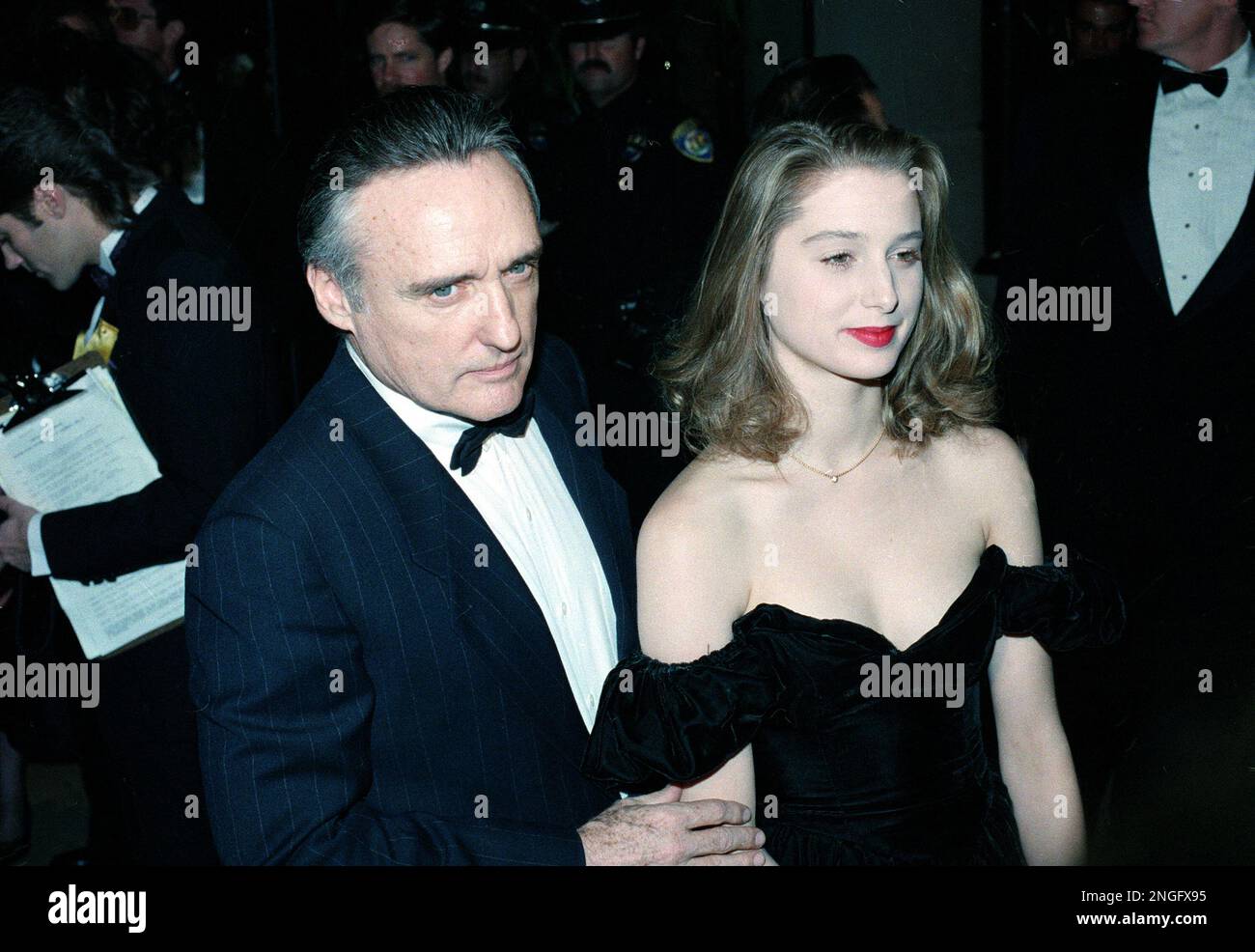 Actor Dennis Hopper is shown with his wife, Kathleen, at the American ...