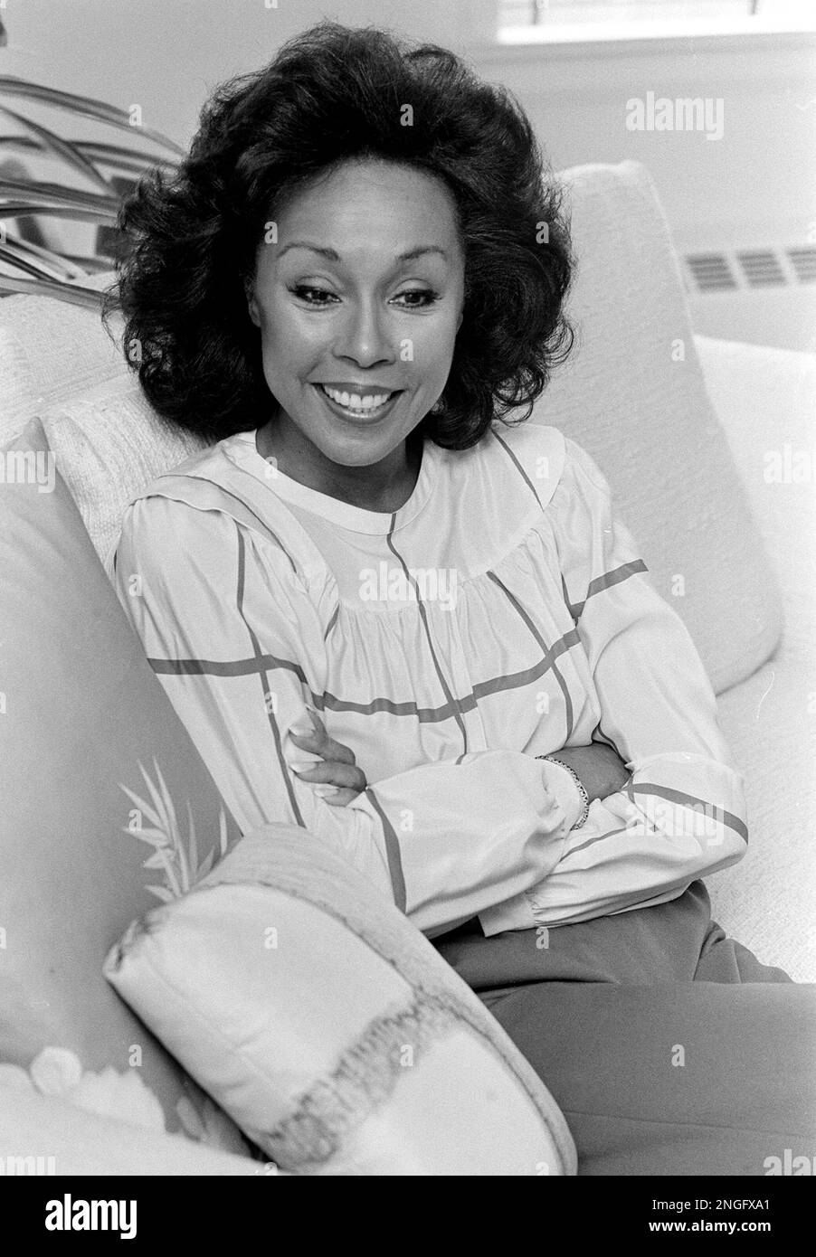 Stage and television actress Diahann Carroll is shown during an ...