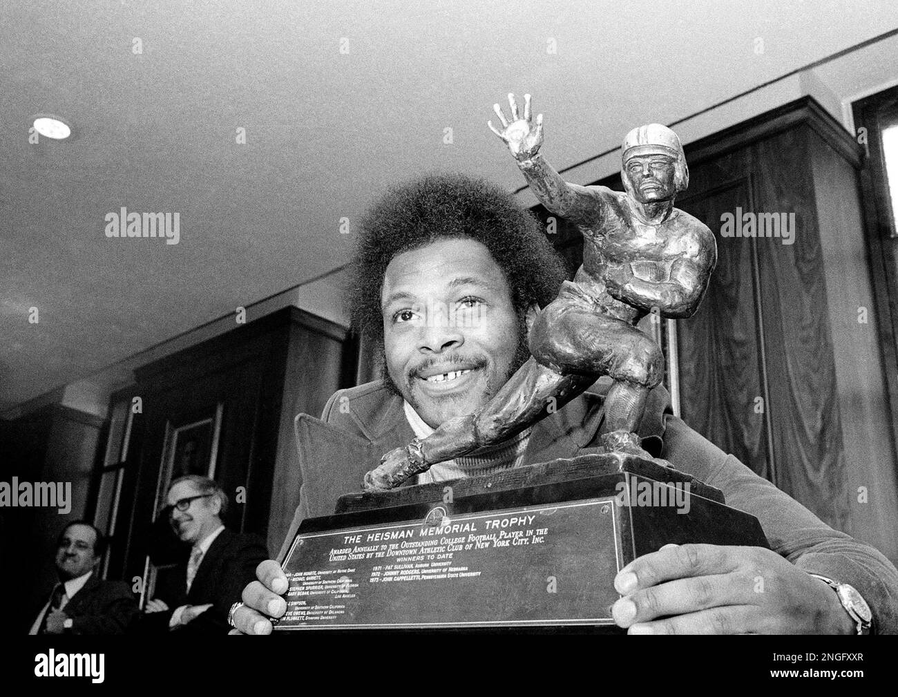 Ohio State's running back Archie Griffin smiles as he poses with the ...