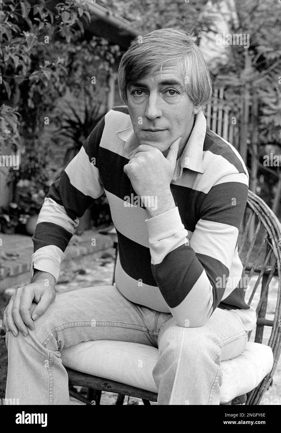British actor Peter Cook is shown at his home in Los Angeles, Ca., Feb ...