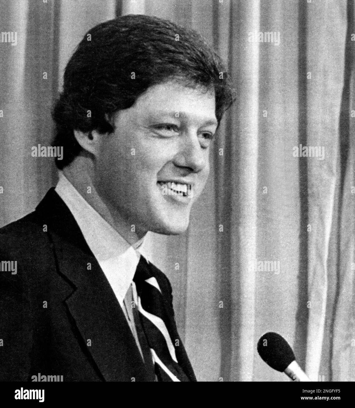 Governor of Arkansas Bill Clinton is shown in Little Rock, Ark., in Oct ...
