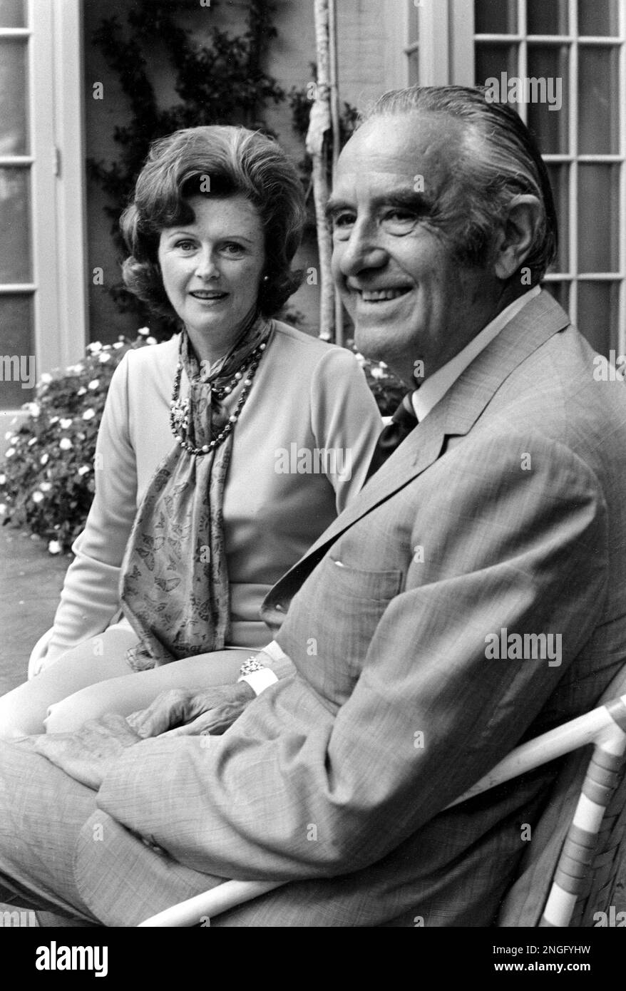 American veteran diplomat Averell Harriman and Pamela Churchill Heyward ...
