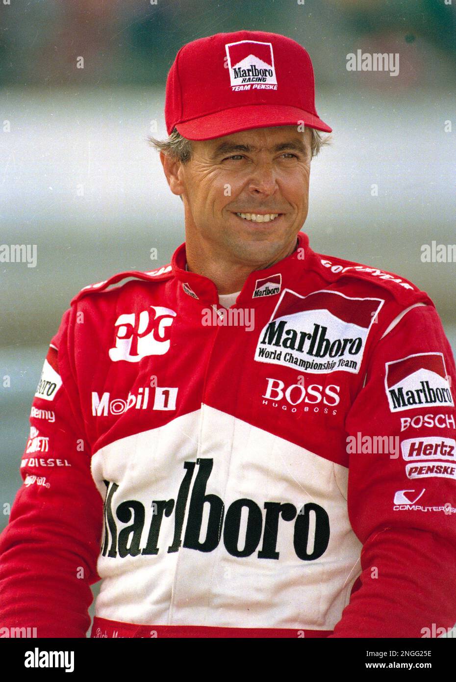Indy 500 race car driver Rick Mears is shown at the Indianapolis Motor ...