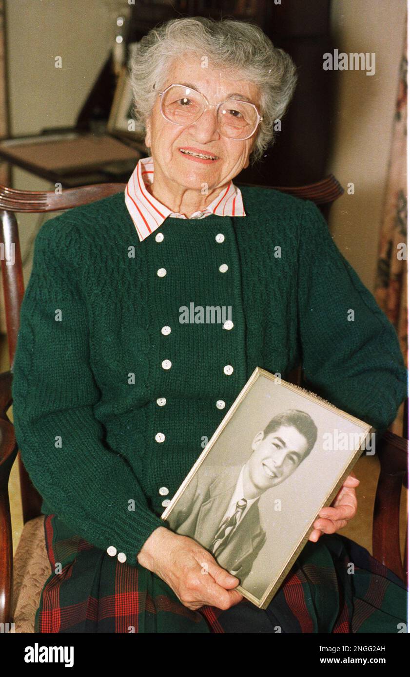 This is a May 1988 photo showing Euterpe Dukakis, mother of former ...