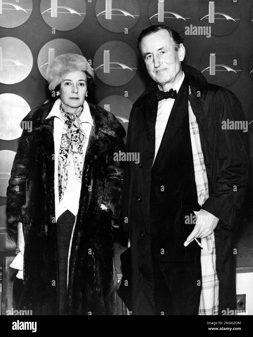 British Author Ian Fleming, creator of the fiction character secret ...