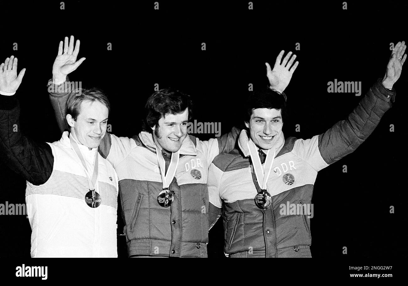 During the XIII Winter Olympics, gold medal winner Ulrich Wehling ...