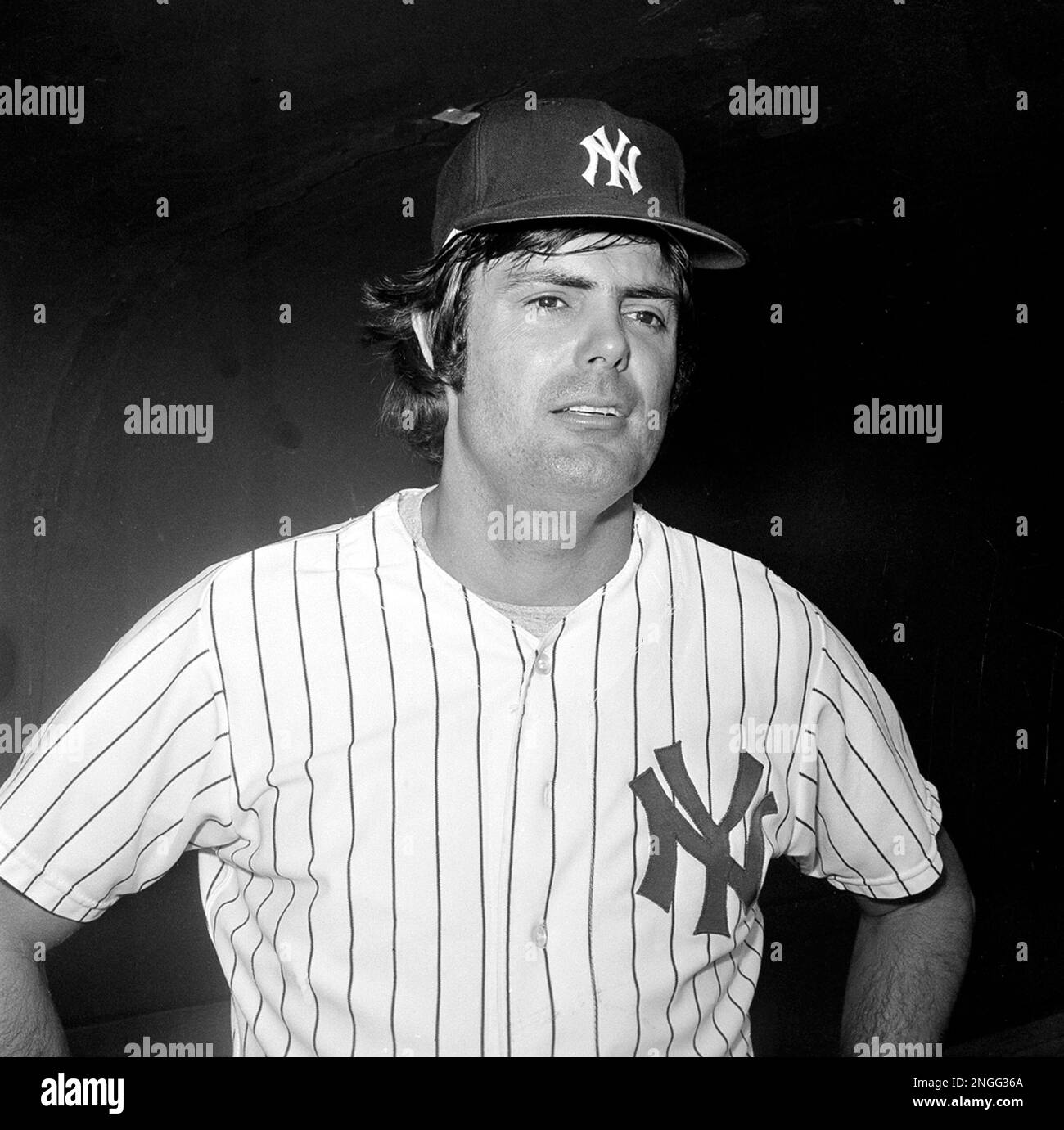 New York Yankees outfielder Lou Piniella is seen in March 1975, at a ...