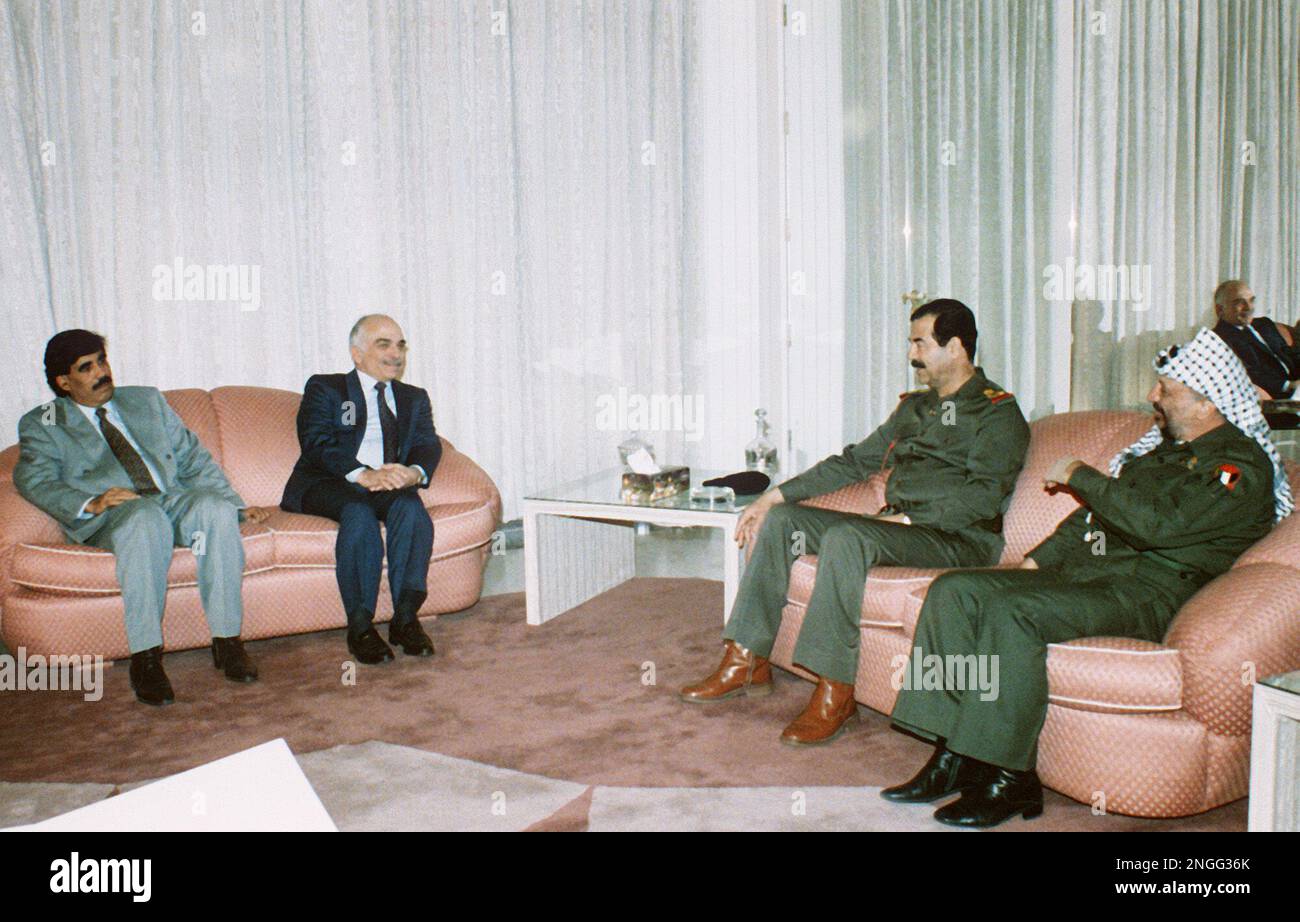 Arab leaders, from left to right, Yemeni Vice-President Ali Salem Al ...