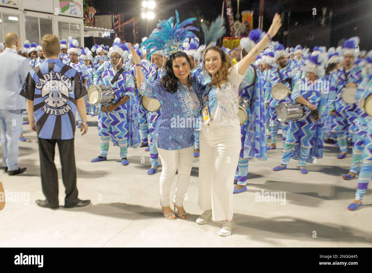 Rio De Janeiro, Brazil. 18th Feb, 2023. Luiza Brunet, muse of GRES ...