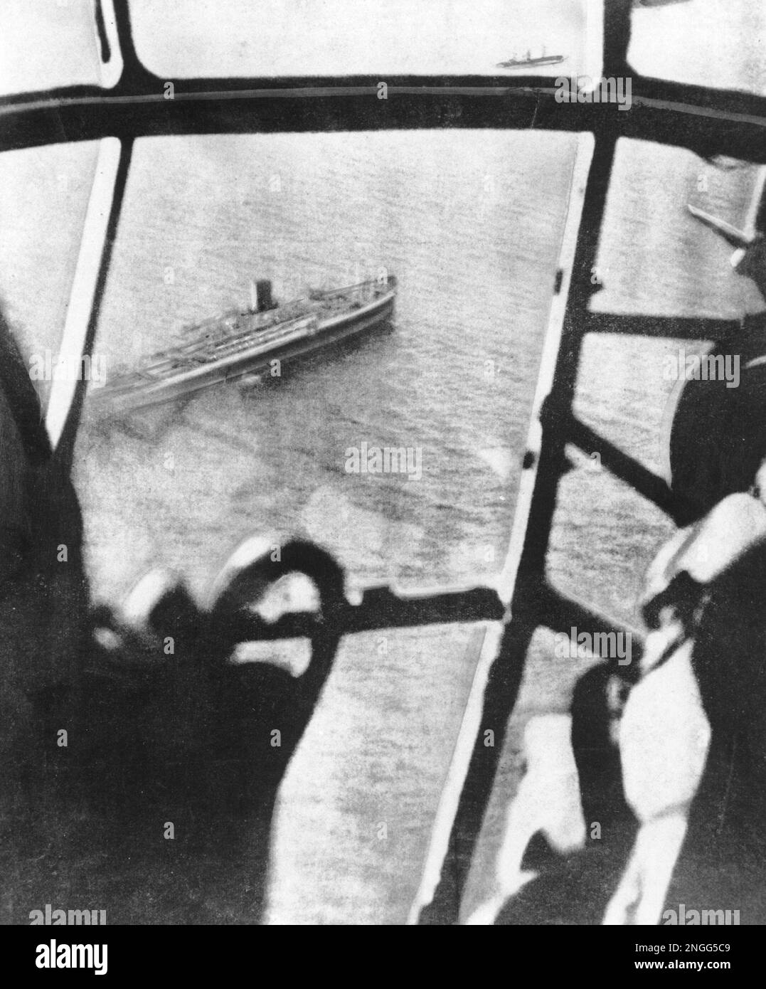 A German reconnaissance plane has tracked down an Allied convoy, as ...