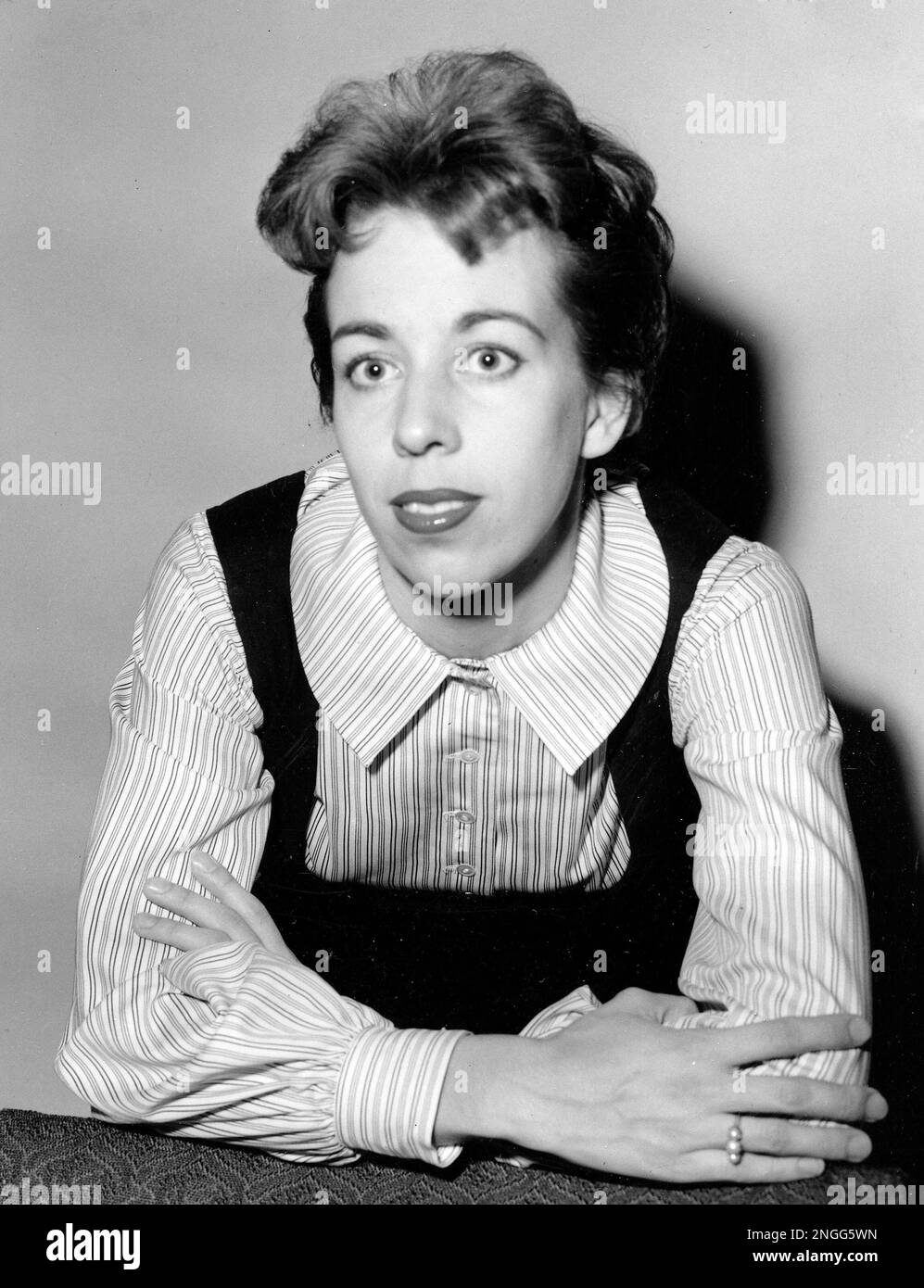 Comedian, actress and singer Carol Burnett is shown on Aug. 14, 1957 ...