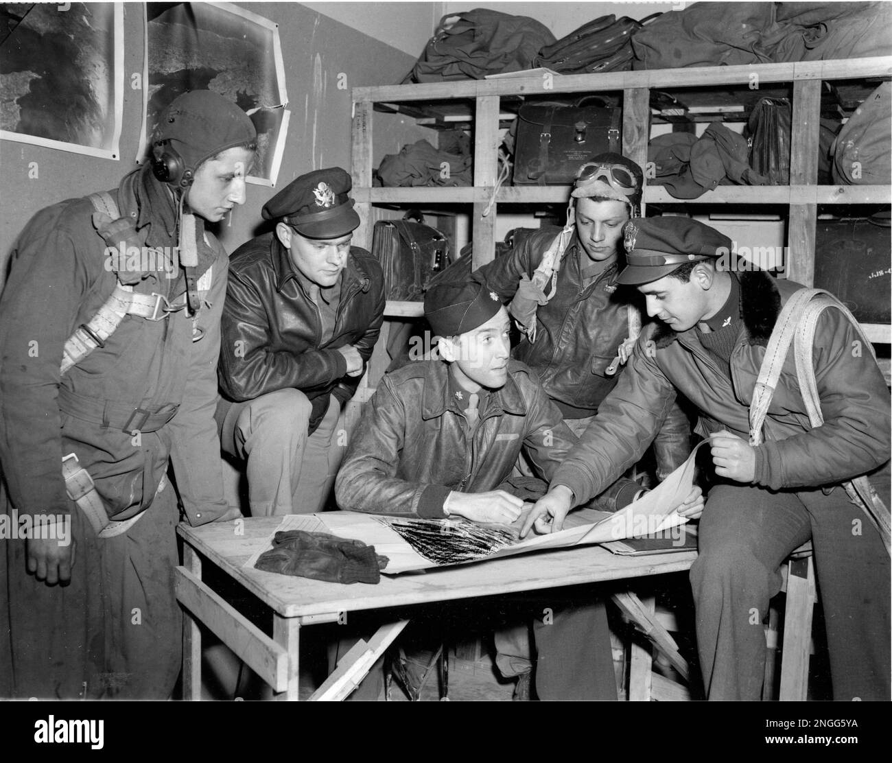 Major James M. Stewart, newly promoted from squadron commander to ...