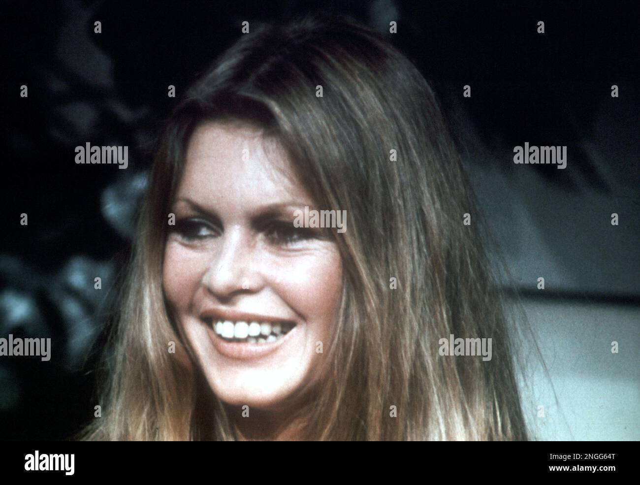 French actress Brigitte Bardot, 40, is shown in a televison studio in ...