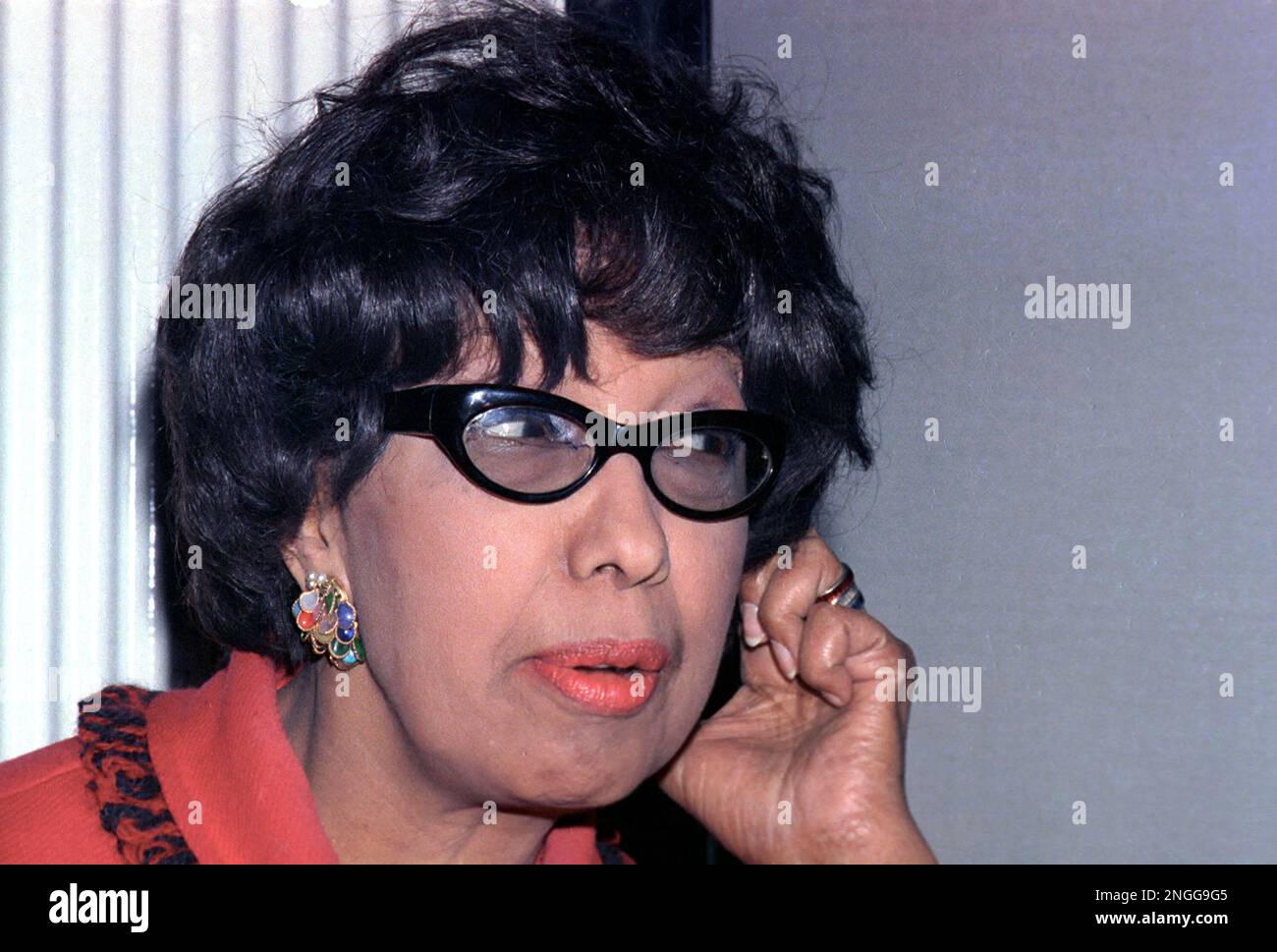Josephine Baker is shown during a rehearsal at Olympia Theater in Paris ...