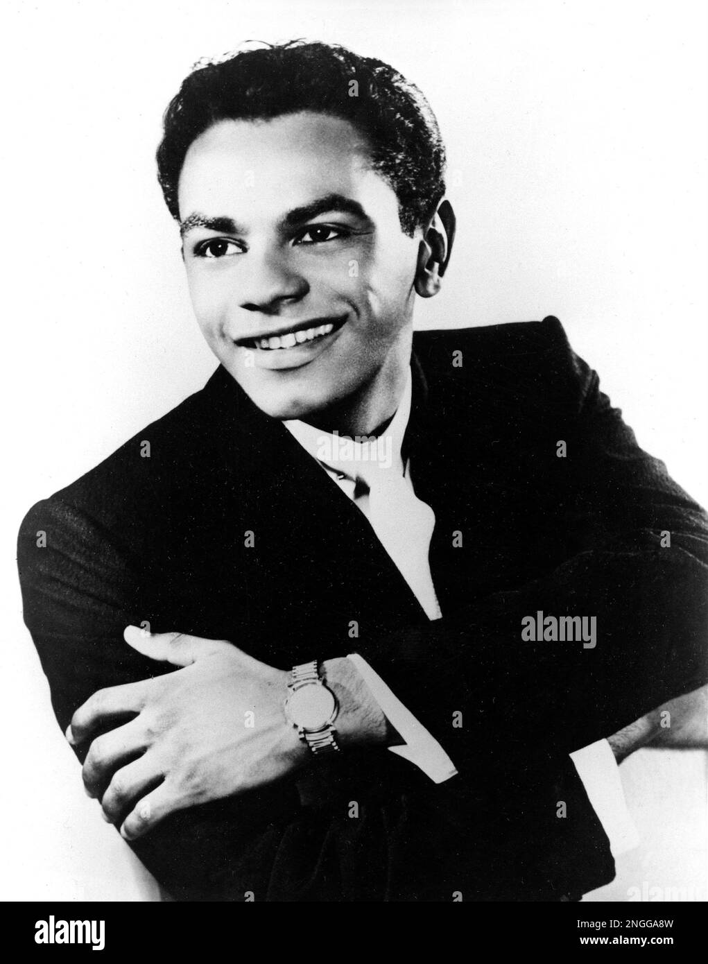 Singer Johnny Mathis is shown in March 1958. (AP Photo Stock Photo - Alamy