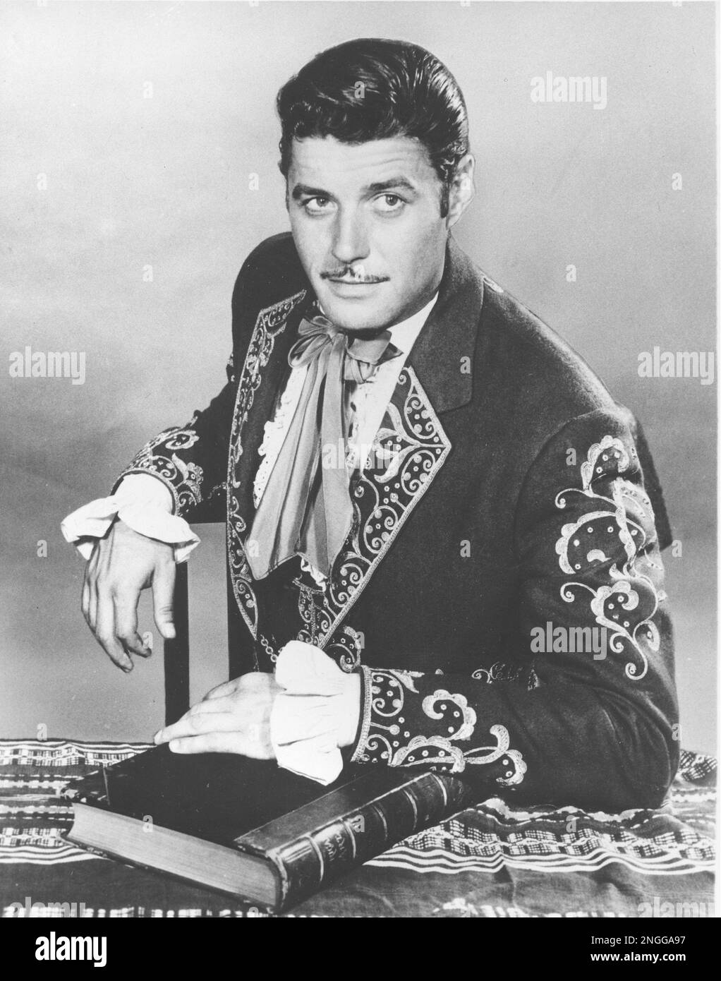 Guy Williams is shown in the title role in the televison series "Zorro ...